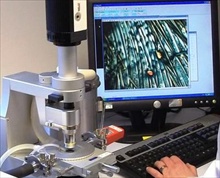 Linkam temperature controlled stage used in freeze drying ...