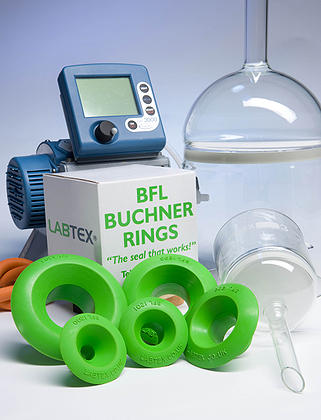 Buchner Rings help efficient and safe vacuum filtration