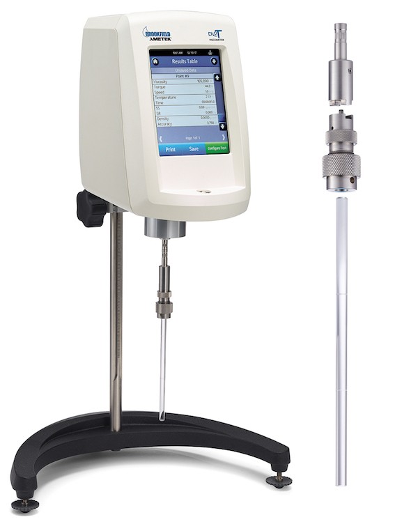 AMETEK Brookfield introduces the new Gel Timer DV2T Viscometer